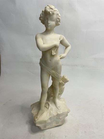 STONE STATUE OF CUPID. - Auction Ohio