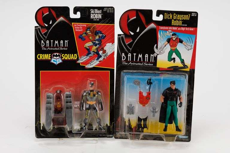 Batman "The Animated Series" Action Figures- Ski Blast Robin and Dick ...