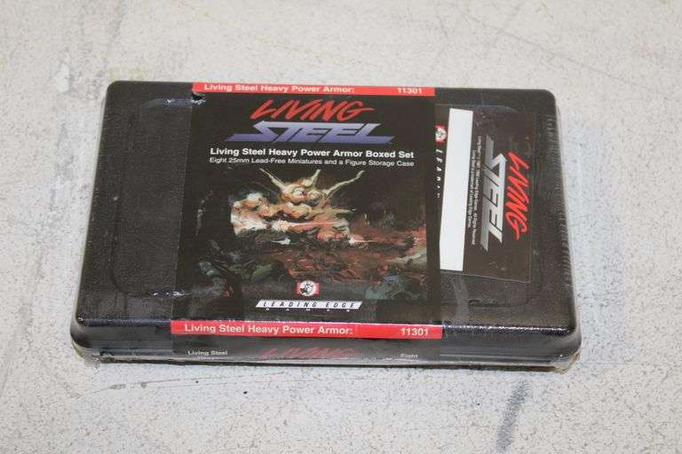 Living Steel Heavy Power Armor Die-Cast Boxed Set - Auction Ohio