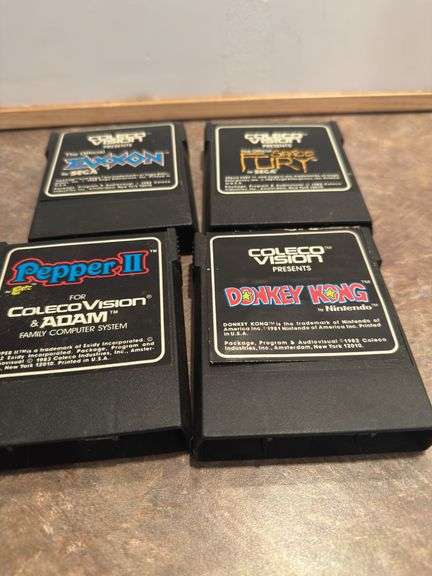 Vtg video games-Coleco Vision - Auction Ohio