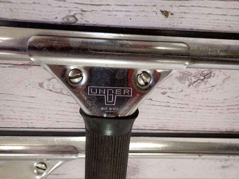 THREE Commercial Window Squeegee Tools - UNGER - ETTORE - STECCONE ...