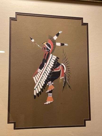 Framed Mopope Art Print - Auction Ohio