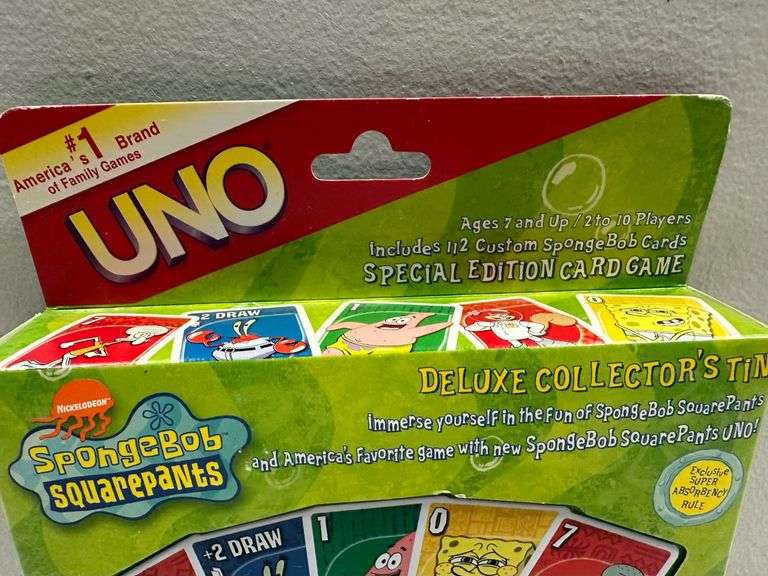 UNO SpongeBob Squarepants - Auction Ohio