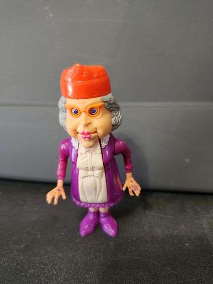 1988 Haunted Humans Granny Gross Ghost The Real Ghostbusters Figure ...