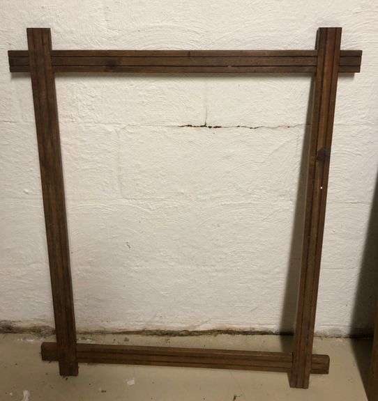 Vintage Adirondack Style Wood Frame - Auction Ohio