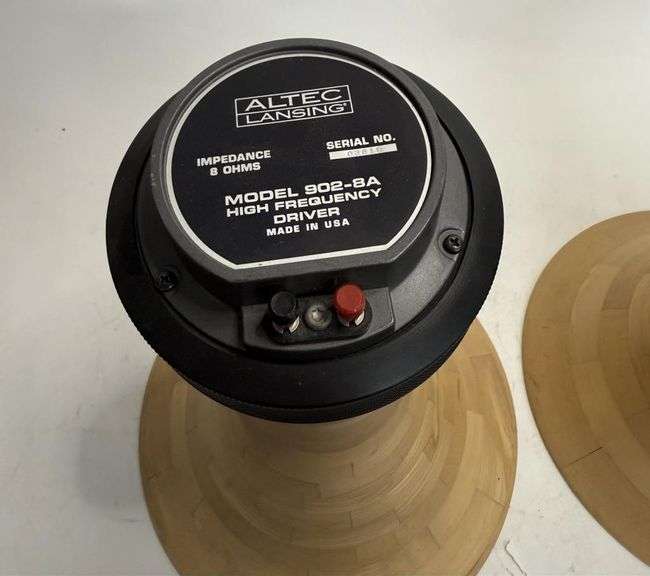 STEREOPHILE ALTEC LANSING 902-8A DRIVER AND HORN. - Auction Ohio