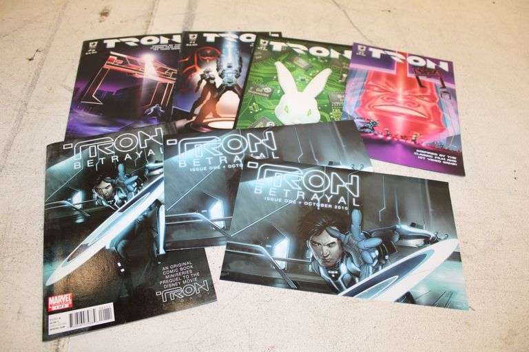 Tron Comic Books - Auction Ohio