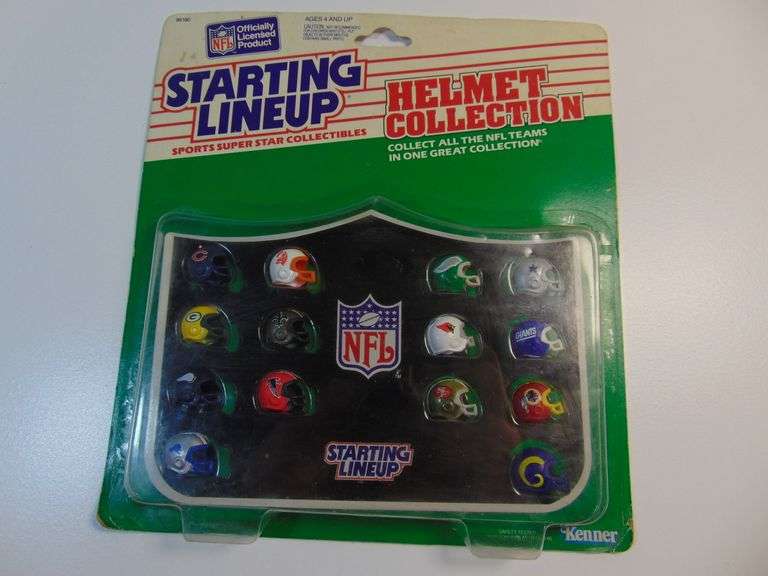 New 1989 Kenner Starting Lineup NFC/AFC Mini Helmet Collection ...