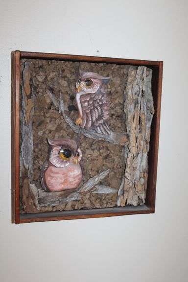 Sandra L. Garrity Owl Collage - Auction Ohio