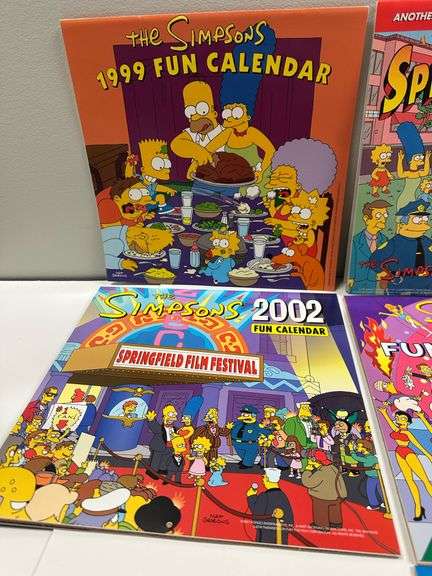 More Simpsons Fun Calendars! - Auction Ohio
