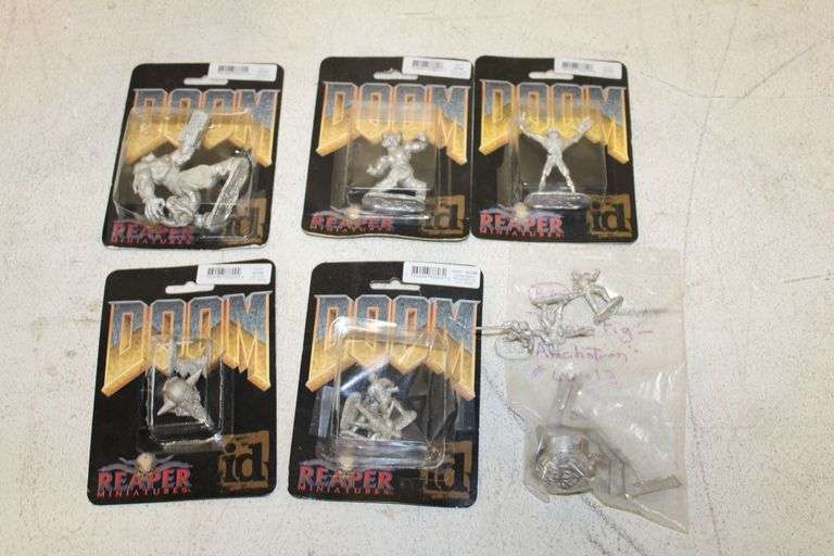 Doom Reaper Miniatures Die-Cast Figures - Auction Ohio