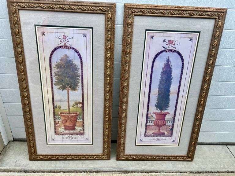Pair of Arbor Tree Prints - Auction Ohio