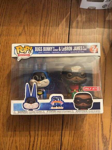 Pop! Movies Space Jam A New Legacy “Bugs Bunny as Batman & LeBron James ...