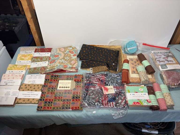 Fabric Kits, Half Yard Cuts, and More - Auction Ohio