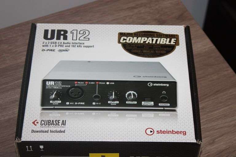 Steinberg UR12 Audio Interface - Auction Ohio