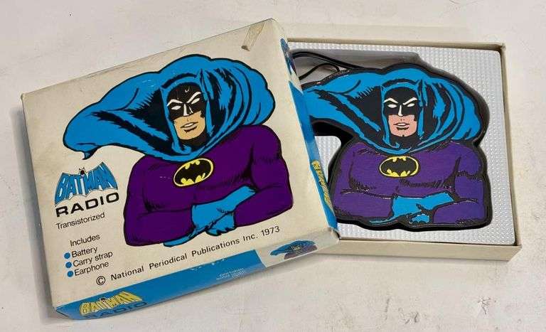 VINTAGE BATMAN TRANSISTOR RADIO. - Auction Ohio