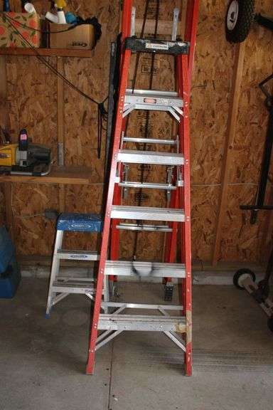 Werner Fiberglass Extension Ladder and Cuprum and Werner Step Ladders ...