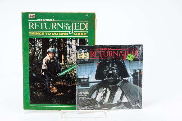 Star Wars Return of the Jedi "Things to do and Make" and Read-Along ...