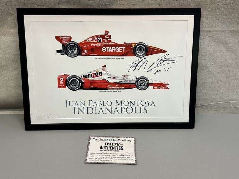 Autographed Indy Car and Formula 1 racing memorabilia!!! - Auction Ohio