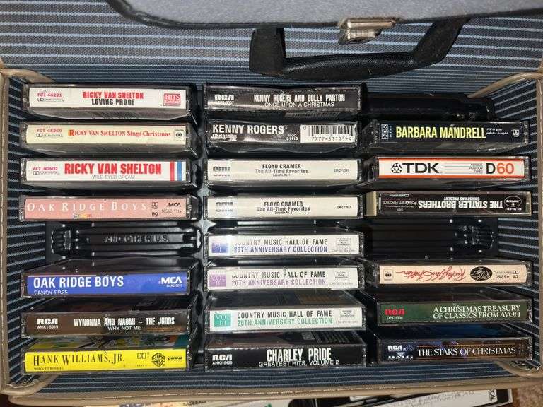 VHS & Cassette Tapes with Storage Containers - Auction Ohio