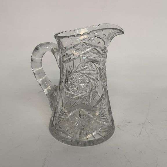 CUT PITCHER AND GLASSWARE SET. - Auction Ohio