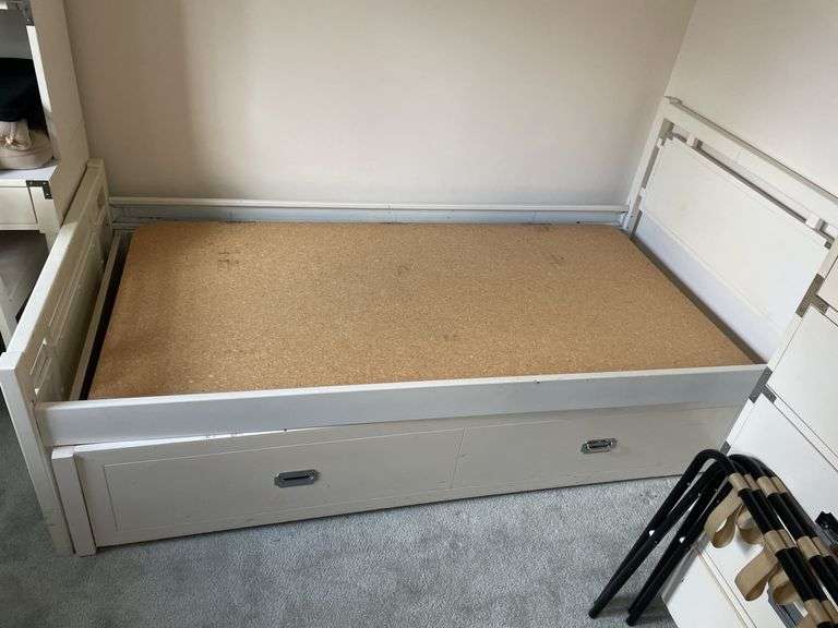 Dixie Campaigner Twin Bed with Storage - Auction Ohio