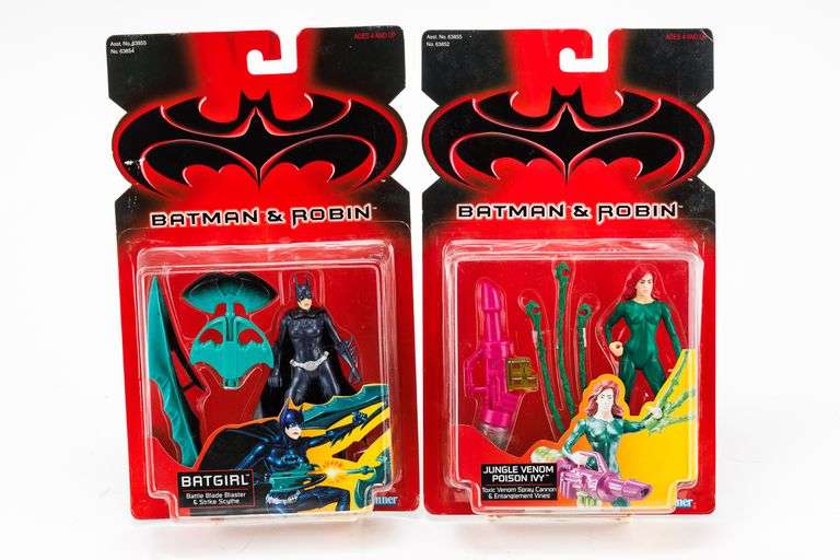 1997 Batman & Robin- Jungle Venom Poison Ivy and Batgirl - Auction Ohio