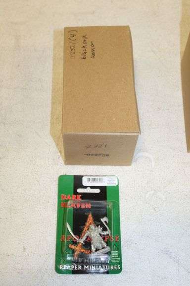 Dark Heaven Apocalypse Reaper Miniatures Black Orc Warrior Die-Cast ...