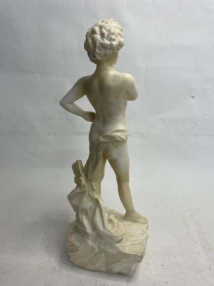 STONE STATUE OF CUPID. - Auction Ohio