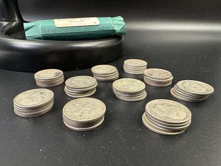 Roll of Roosevelt Dimes - Auction Ohio