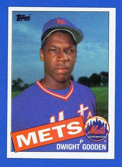 1985 Topps #620 Dwight Gooden RC Mets Rookie - Auction Ohio