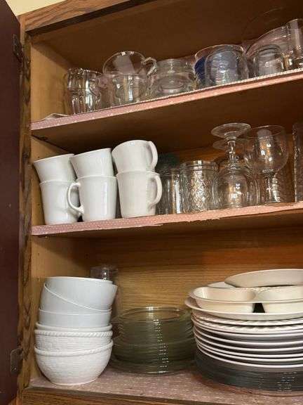 Assorted Dinnerware and Glassware Set - Auction Ohio