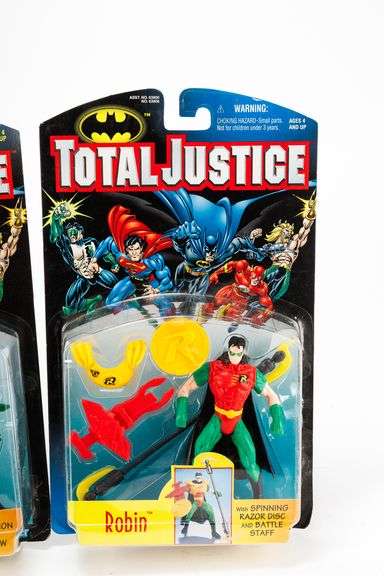 Batman- Total Justice- Green Arrow and Robin NIP - Auction Ohio