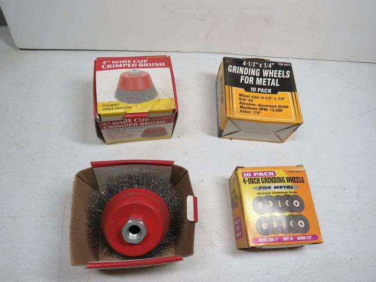Grinding Wheels, Cup Wire Wheels - Auction Ohio