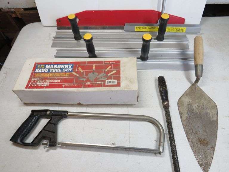 Masonry Tool Set / Panel Carrier - Auction Ohio