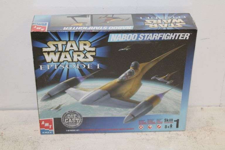 Star Wars Episode I Naboo Starfighter Model Kit - Auction Ohio