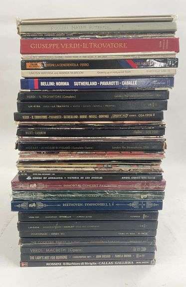 COLLECTION OF CLASSICAL AND OPERA RECORDS. - Auction Ohio