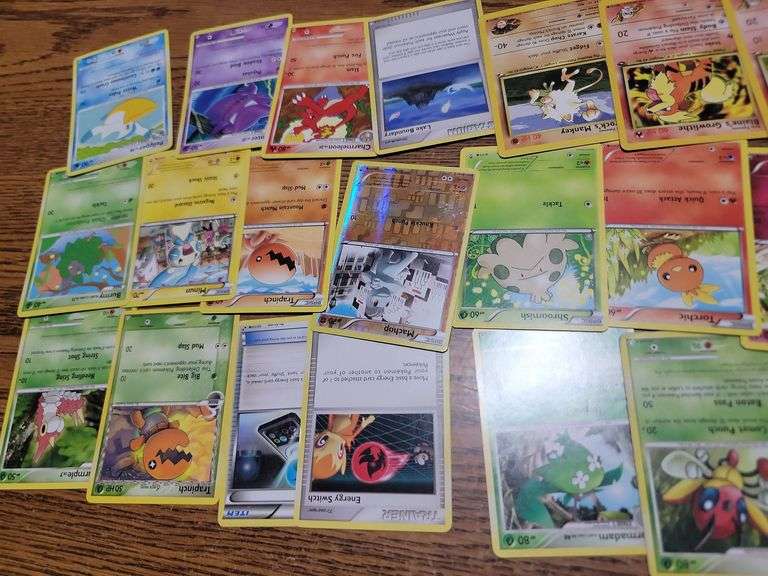 Pokémon Collectors Tin W/Approx 350 Cards 2000-2019 Range - Auction Ohio