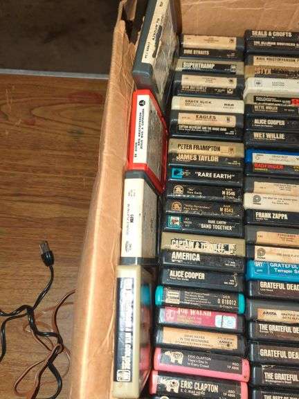 Large Box of 8 Tracks - Auction Ohio
