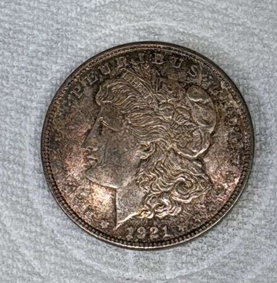 1921 Morgan Silver Dollar Coin - Auction Ohio