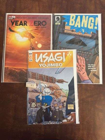 Usagi Yojimbo #14 / Bang! #5 / Year Zero Vol.2 Issue #1 - Auction Ohio