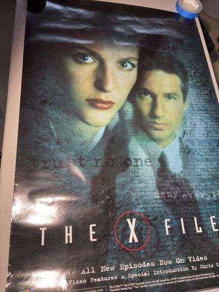 The X-Files Movie Poster - Auction Ohio