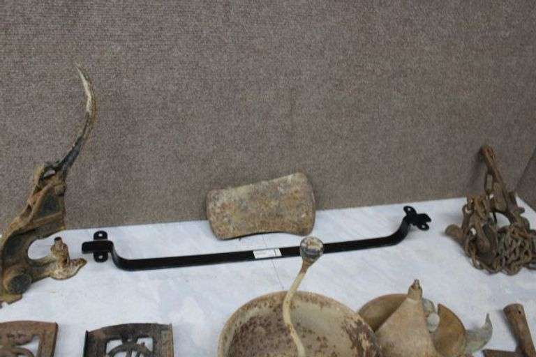 Collection of Mixed Metal Tools and Implements, Including Eagle ...