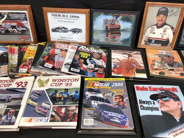 NASCAR Books, Magazines, Framed Photos - Auction Ohio
