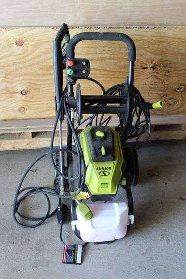 Sun Joe SPX4501 2500 PSI Electric Pressure Washer with Induction Motor ...