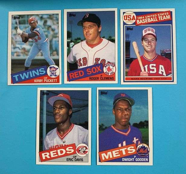 1985 Topps Baseball Complete Set in Binder - McGwire, Clemens, Gooden ...