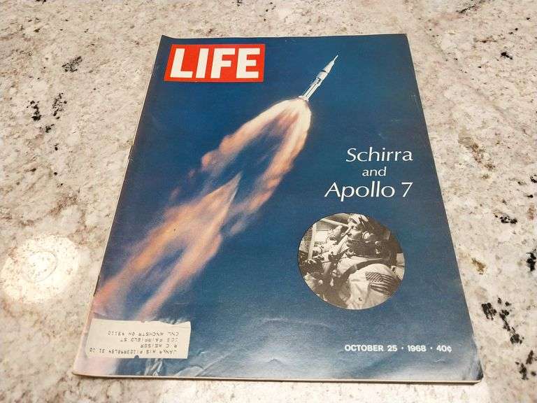 Vintage LIFE Magazine – October 25, 1968 – Schirra and Apollo 7 Cover ...