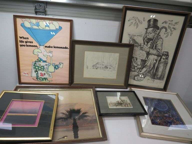 Unique Pictures in Frames - Auction Ohio