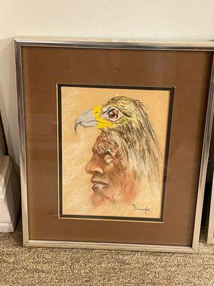 Pair of Don Burroughs Framed Pastels - Auction Ohio
