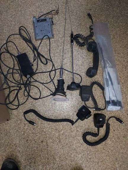 Assorted CB Radio Antennas, CB Phone Mic, Two RS CB Mics, & One ...